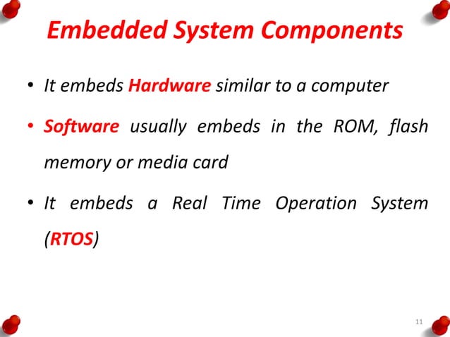Introduction to embedded systems | PPTX