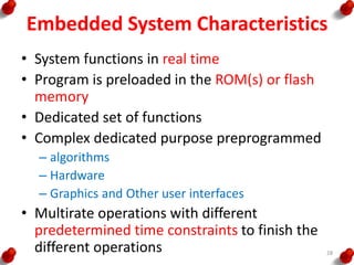Introduction to embedded systems | PPTX