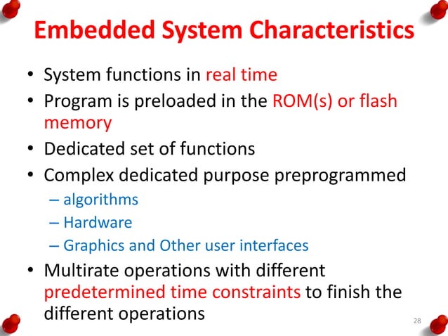 Introduction to embedded systems | PPTX
