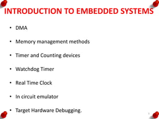 Introduction to embedded systems | PPTX