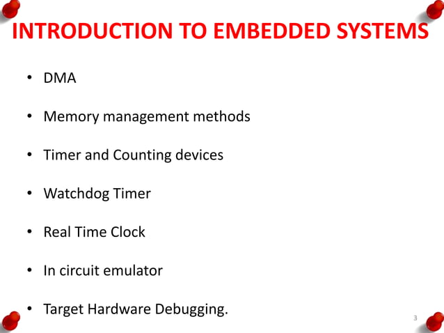 Introduction to embedded systems | PPTX