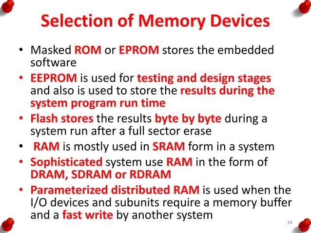 Introduction to embedded systems | PPTX