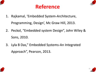 Introduction to embedded systems | PPTX
