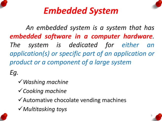 Introduction to embedded systems | PPTX