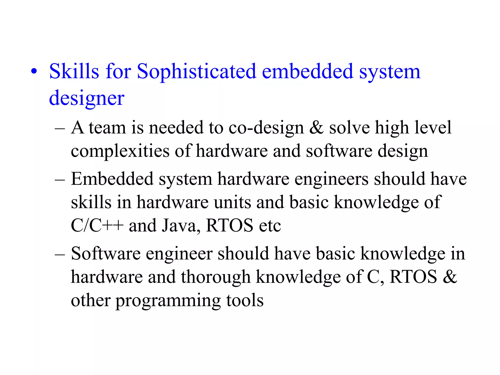 Introduction to embedded systems | PPT