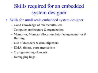 Introduction to embedded systems | PPT