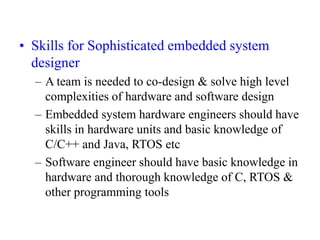 Introduction to embedded systems | PPT