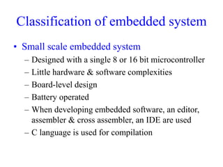 Introduction to embedded systems | PPT