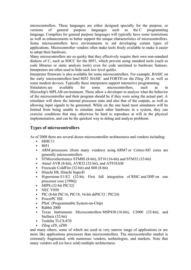 Introduction to embeded system | DOC