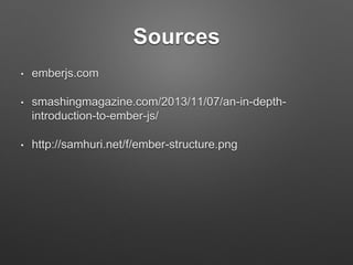 Introduction to Ember.js | Web Development | Internet