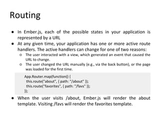 Introduction to Ember.js