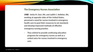 INTRODUCTION TO EMERGENCY NURSING LECTURE | PPTX | Healthcare Industry ...