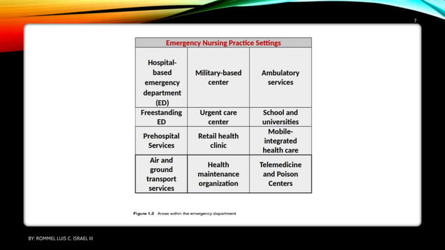 INTRODUCTION TO EMERGENCY NURSING LECTURE | PPTX | Healthcare Industry ...
