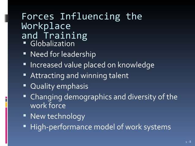 Introduction to employee training and development ppt 1 | PPT