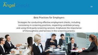 Introduction to Employment Checks and Screening | PPTX
