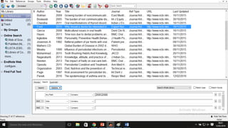Introduction to end note x4 | PPT