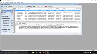 Introduction to end note x4 | PPT