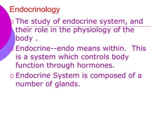 Introduction to Endocrinology | PDF
