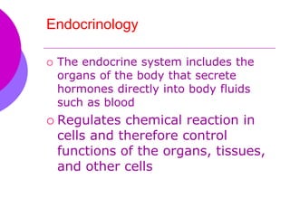 Introduction to Endocrinology | PDF
