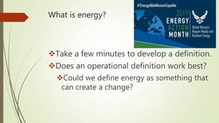 AP Physics 1: Introduction to Energy | PPTX