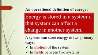 AP Physics 1: Introduction to Energy | PPTX