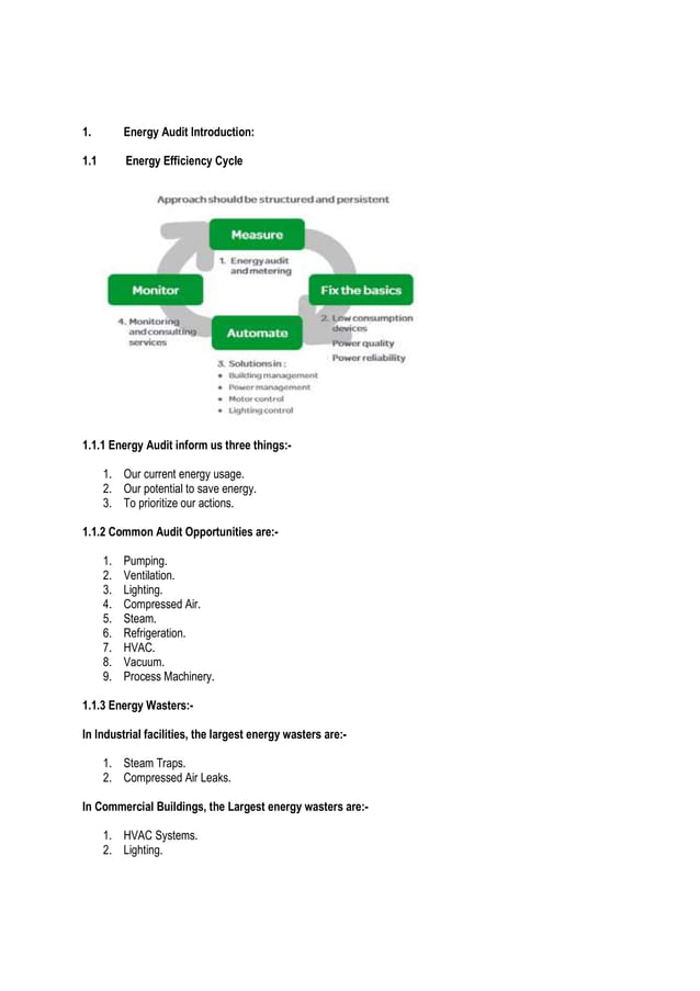 Introduction to energy auditing | PDF