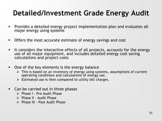 Introduction to energy audit part 1 | PDF