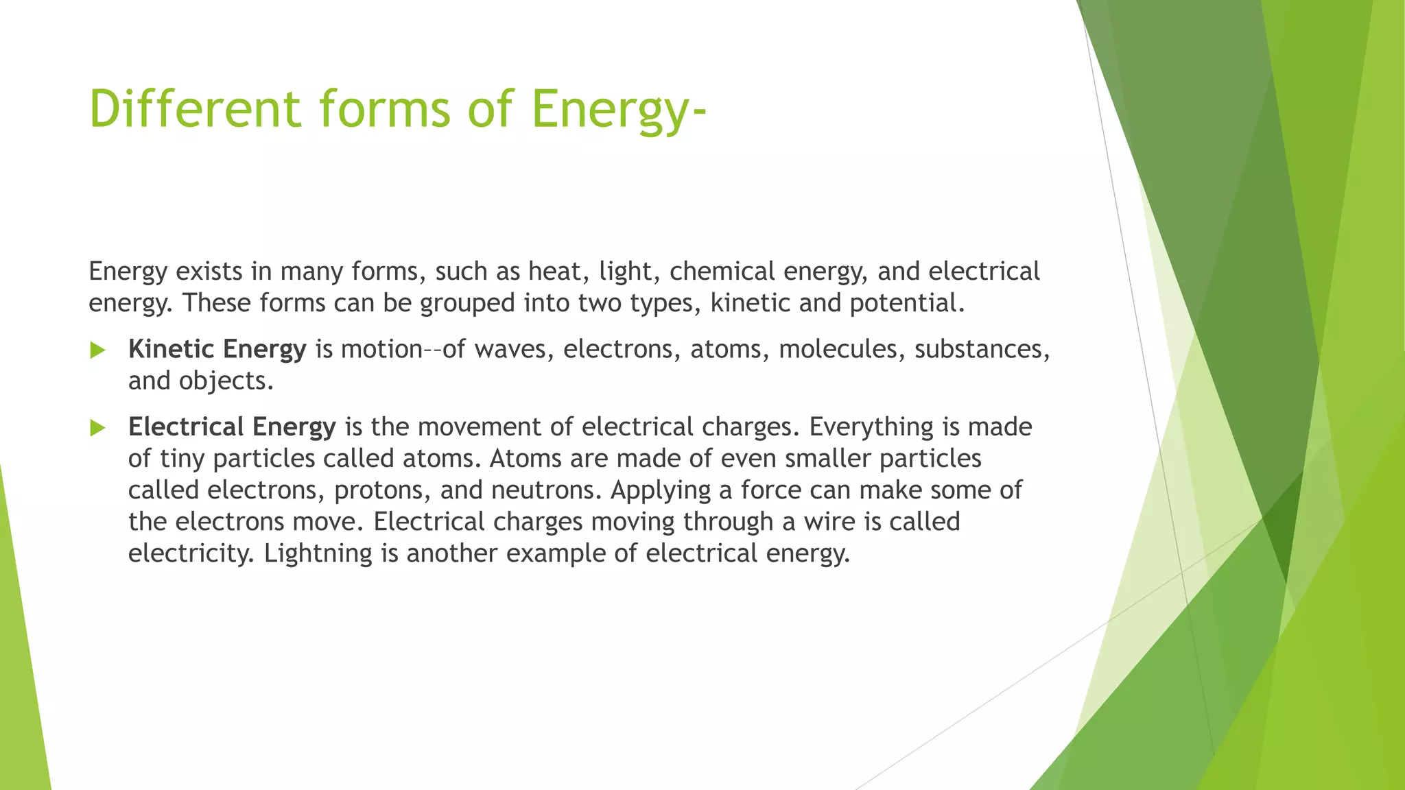 Introduction to Energy sources | PPTX
