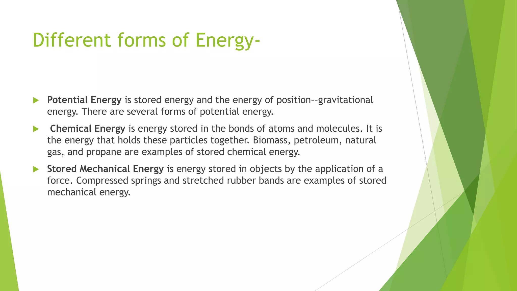 Introduction to Energy sources | PPTX