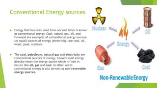 Introduction to Energy sources | PPTX