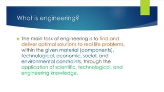Introduction to engineering | PDF