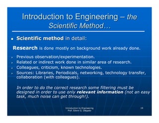 Introduction to engineering 4 methods | PPT