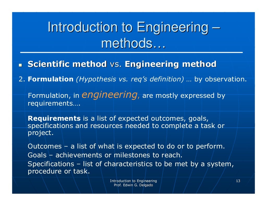 Introduction to engineering 4 methods