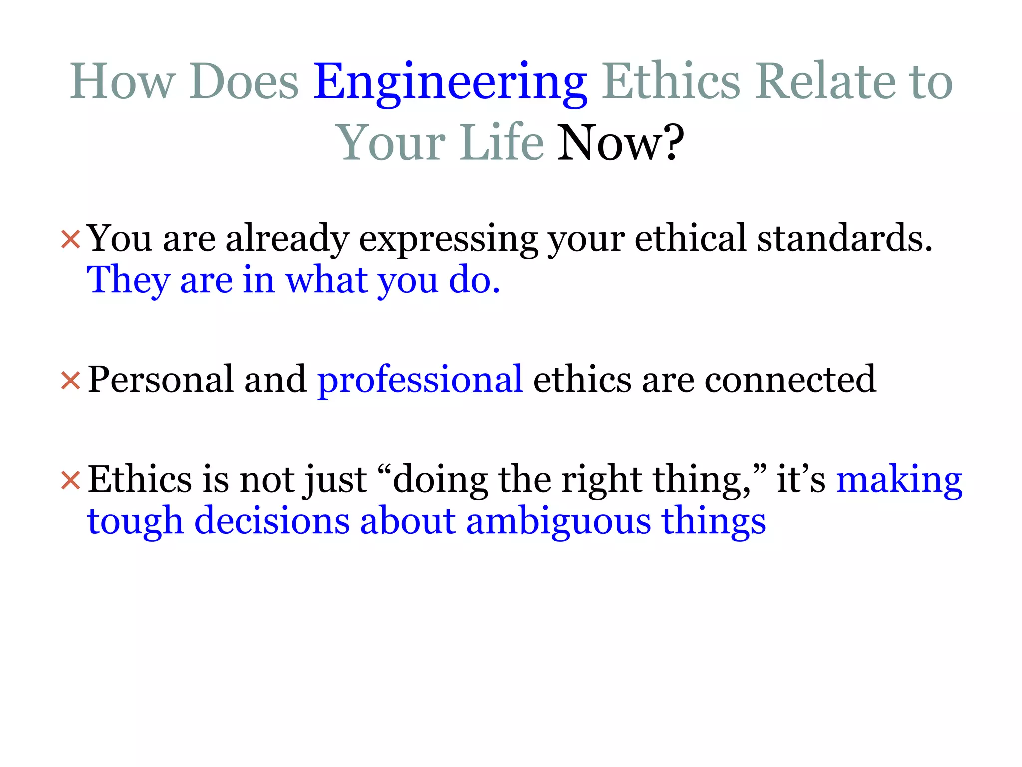 Introduction to Engineering and Profession Ethics Lecture8-Engineering Ethics-Dr.Khaled Bakro د ...