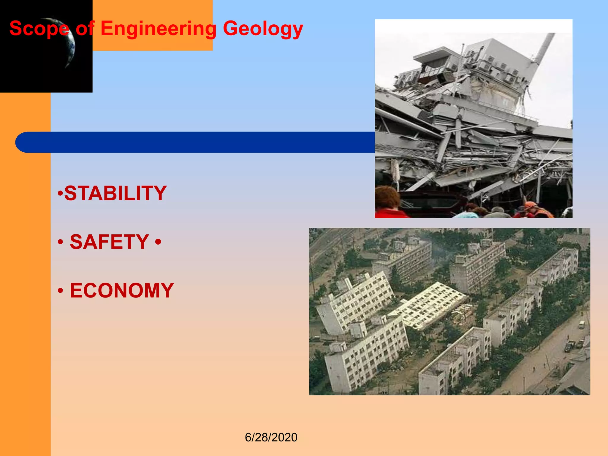 Introduction to engineering geology | PPT