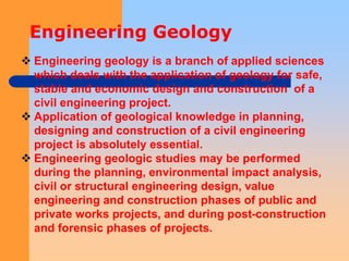 Introduction to engineering geology | PPT