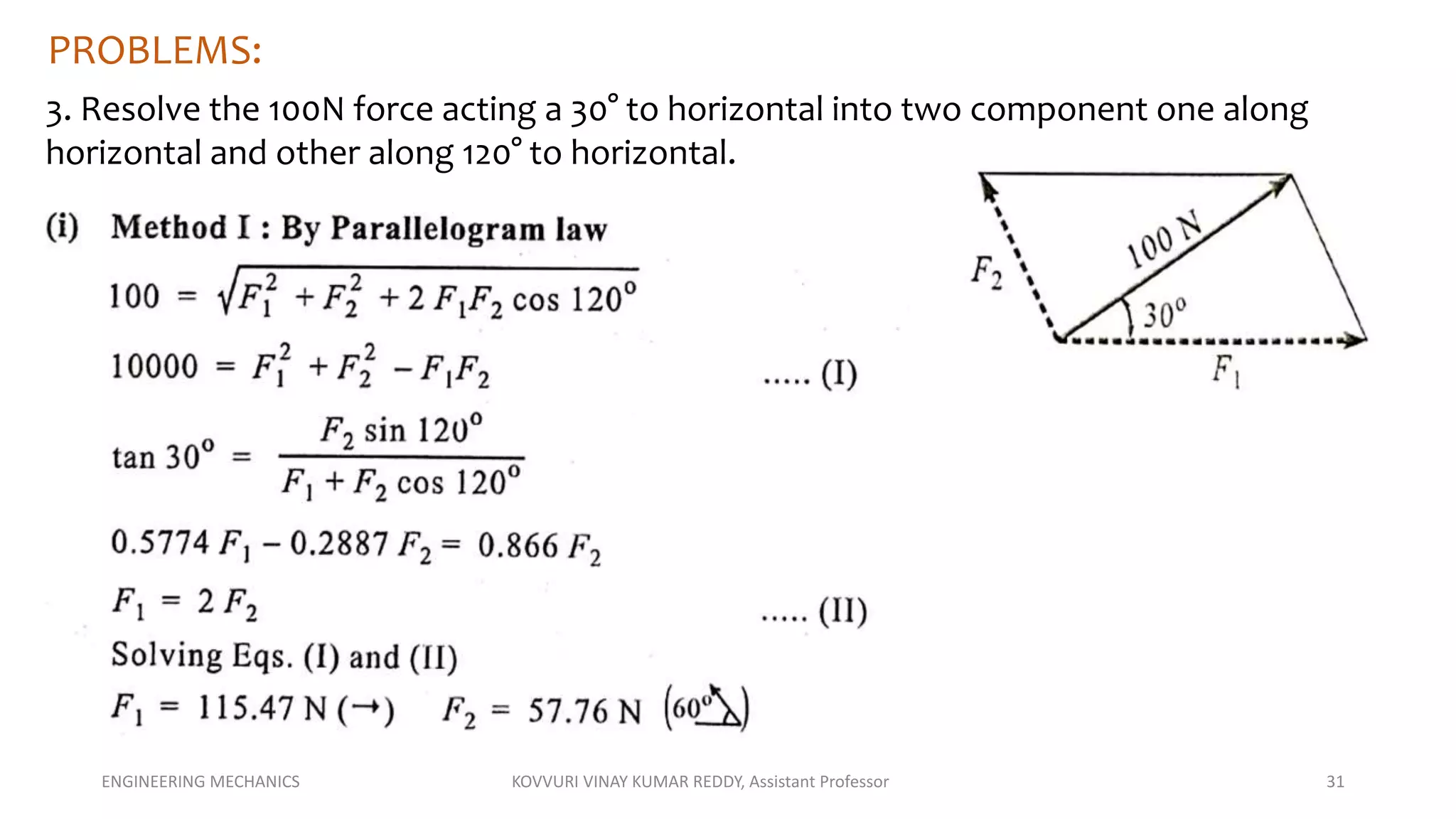 INTRODUCTION TO ENGINEERING MECHANICS | PPSX