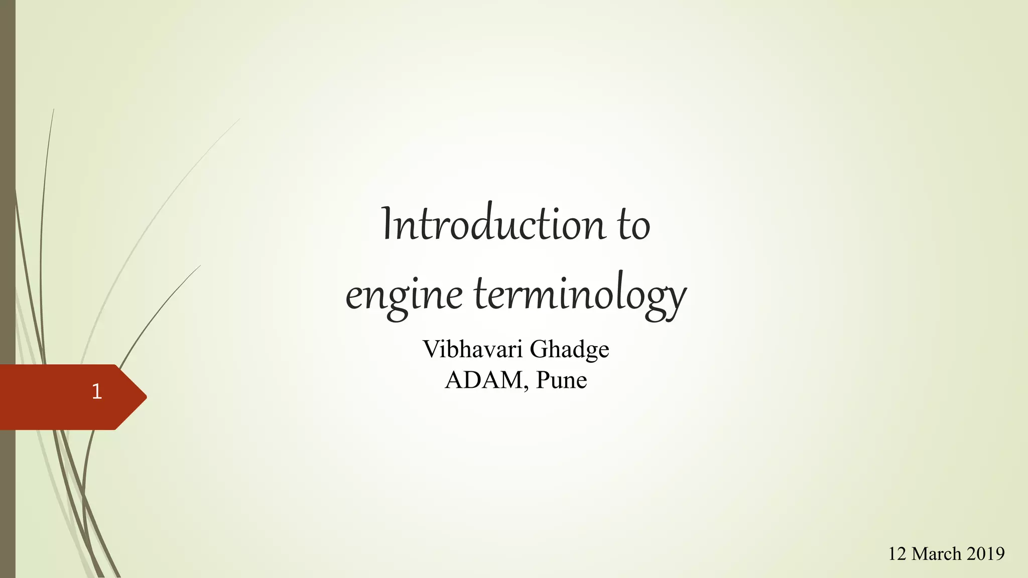 Introduction to engine terminology | PPT