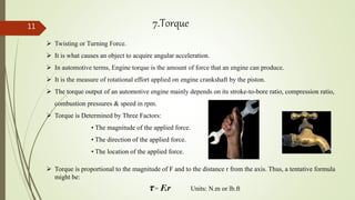 Introduction to engine terminology | PPT