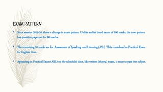 Introduction to english core class 12 | PPTX