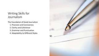 Introduction to English for Journalism.pptx | Freelance Writing ...