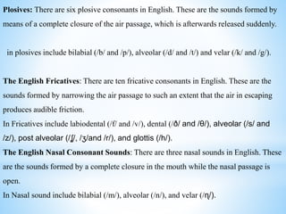 Introduction to english phonetics | PPTX