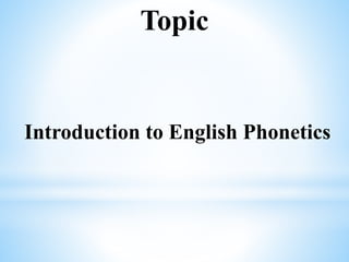 Introduction to english phonetics | PPTX | Digital Audio | Computer ...
