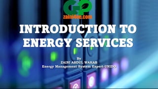 INTRODUCTION TO ENERGY SERVICES | PDF