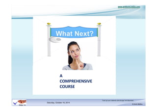 UNDERSTANDING ENTERPRISE ARCHITECTURE CONCEPTS AND MODELING -TRAINING WORKSHOP | PPT