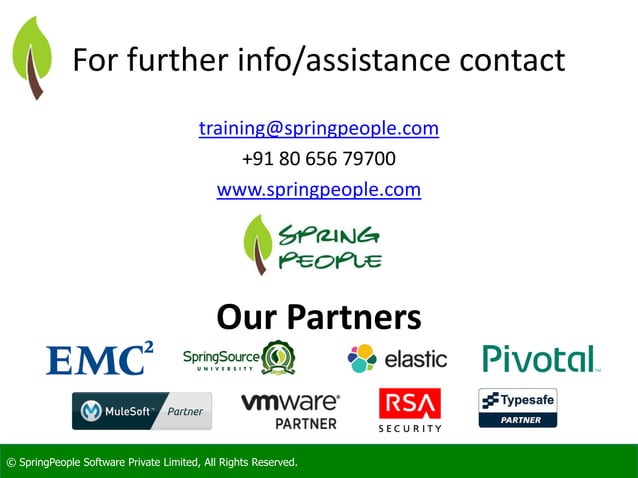 Introduction To Spring Enterprise Integration - SpringPeople | PPT