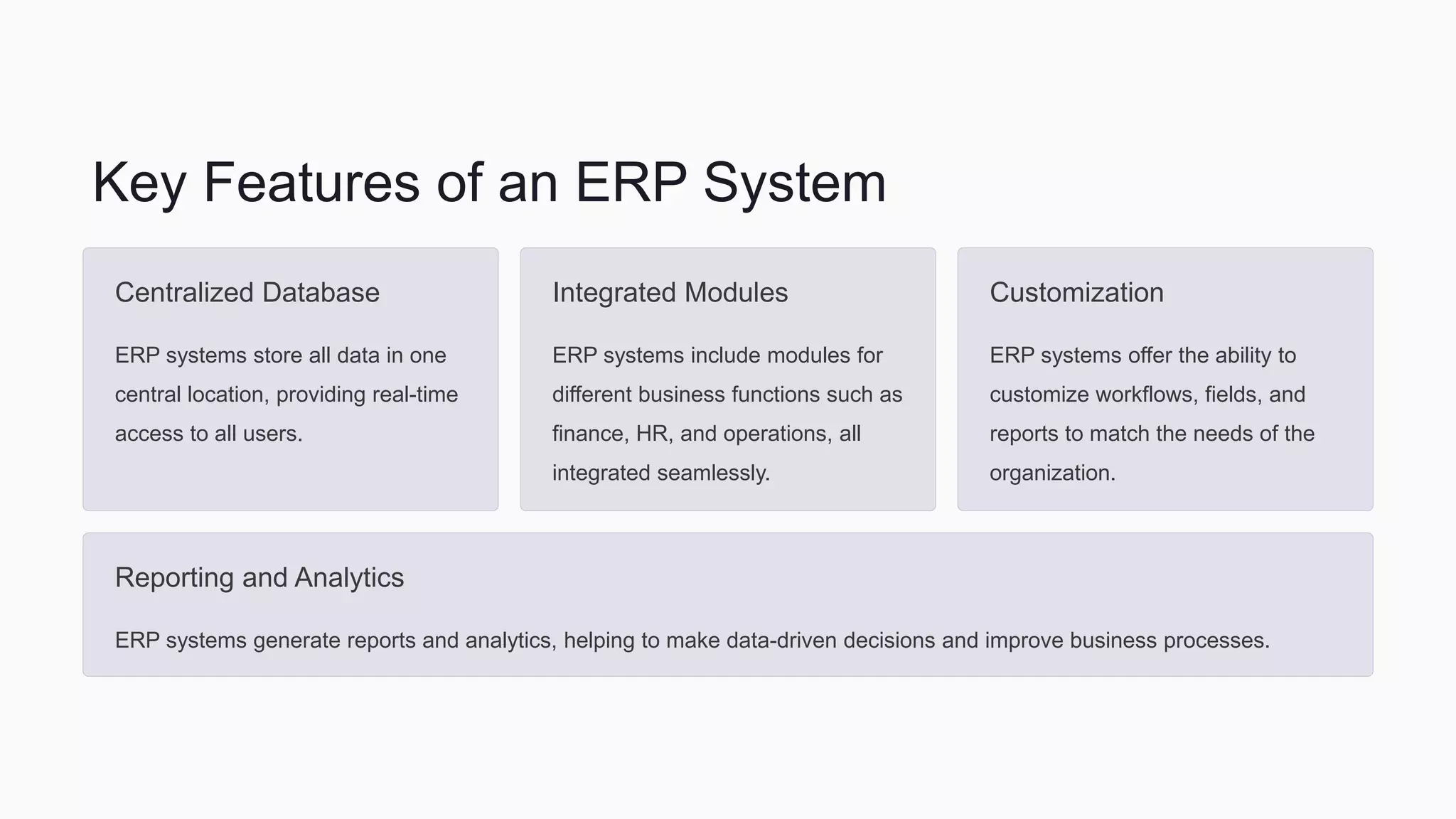 Introduction to Enterprise Resource Planning | PDF
