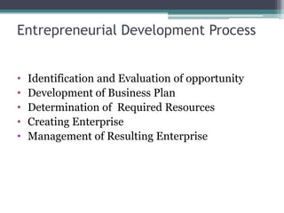 Introduction to entrepreneur and entrepreneurship | PDF