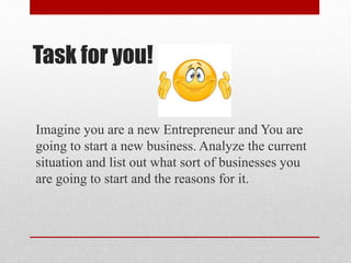 Introduction to entrepreneurship | PPTX