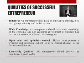 Introduction to entrepreneurship | PPTX